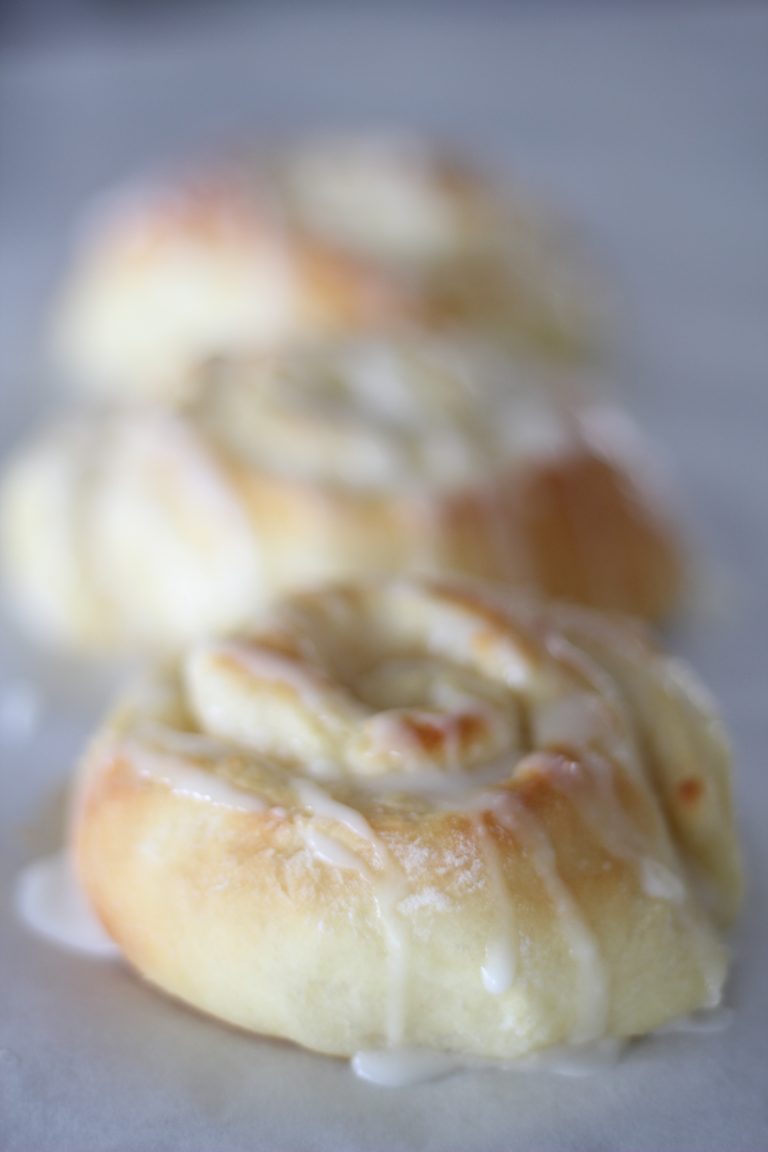 Fresh Lemon Buns | A Bountiful Kitchen