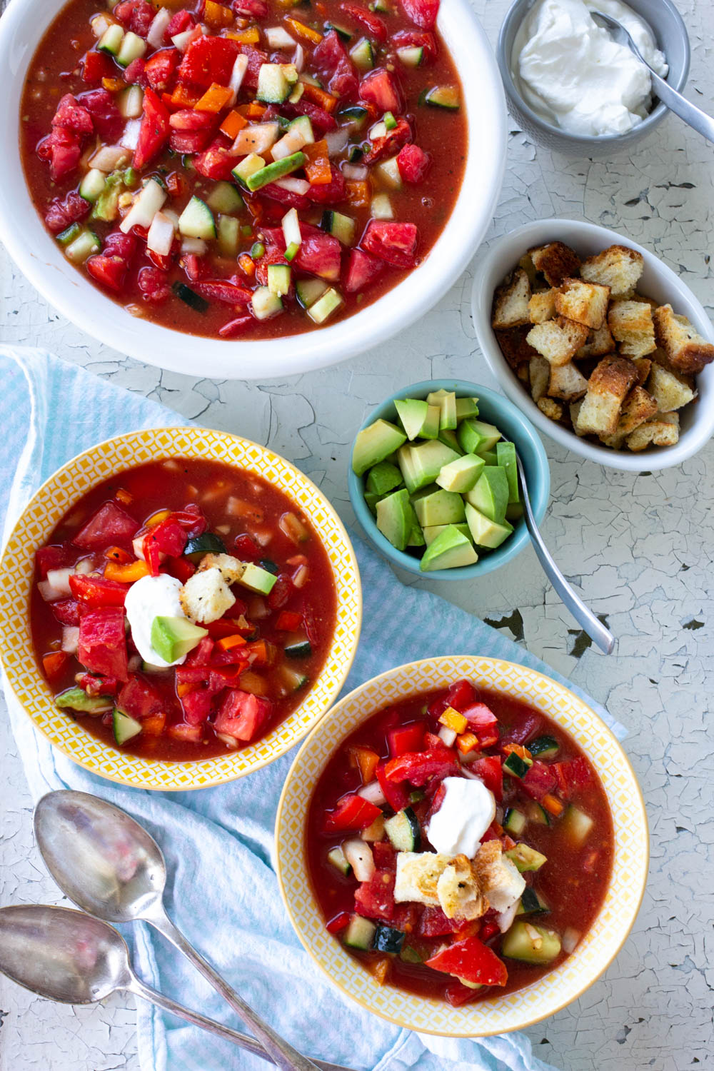 Easy Gazpacho Recipe | A Bountiful Kitchen