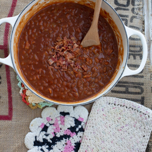Best Sweet Baked Beans | A Bountiful Kitchen