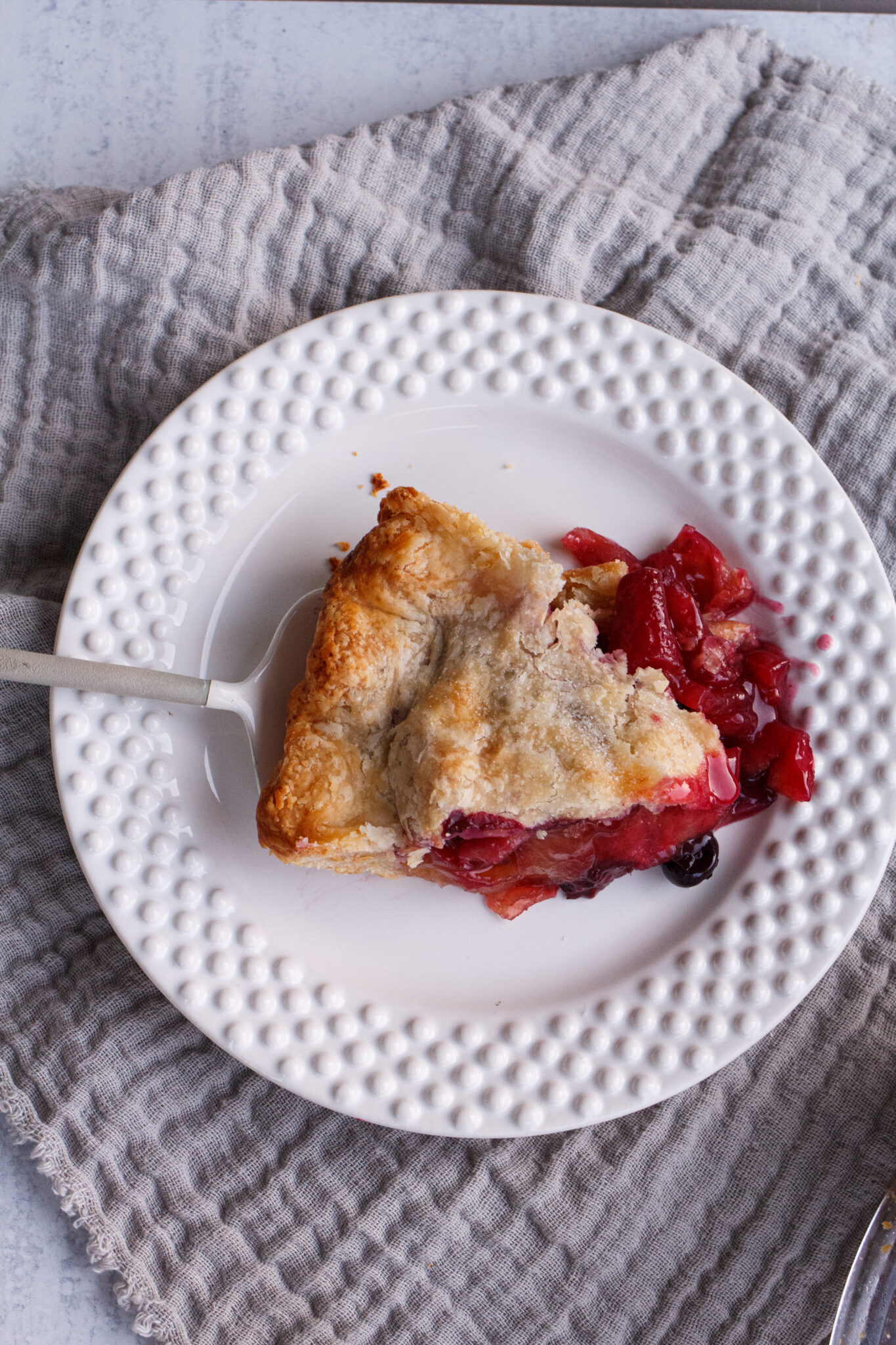 Apple and Fresh Berry Pie | A Bountiful Kitchen