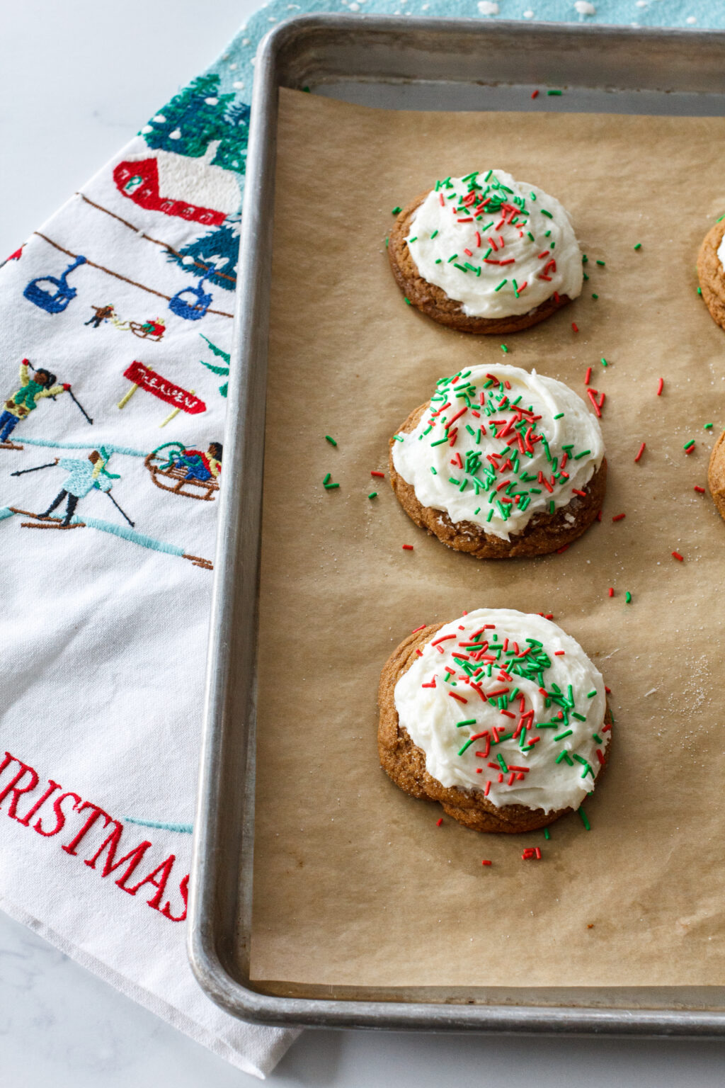Cutler's Gingerbread Cookies with Buttercream Frosting | A Bountiful ...