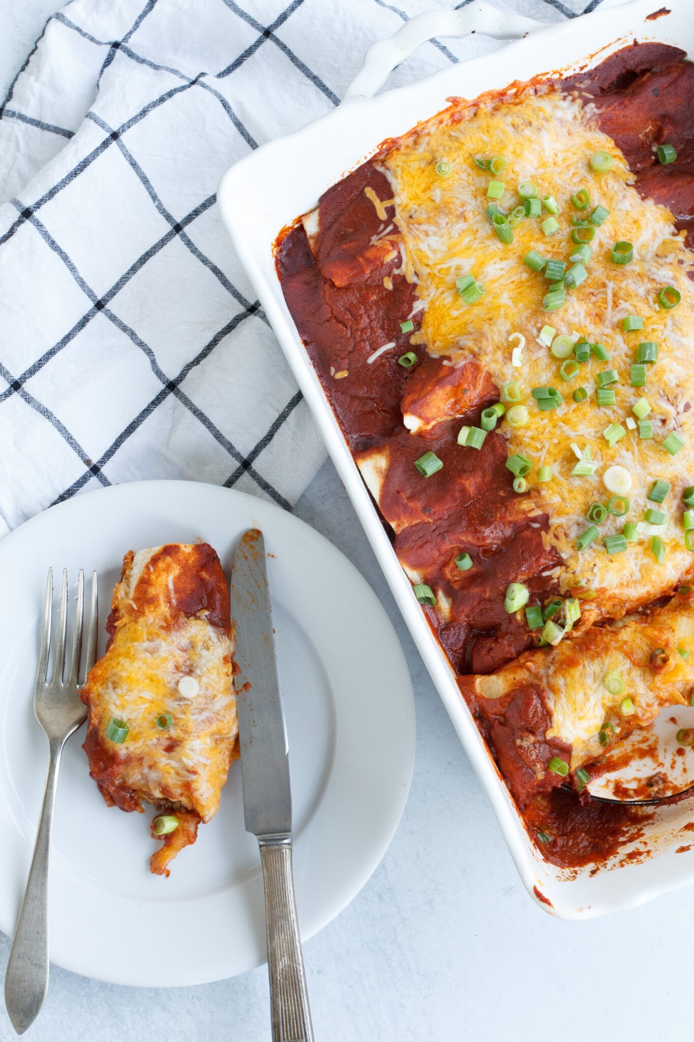 Ground Beef Enchiladas | A Bountiful Kitchen