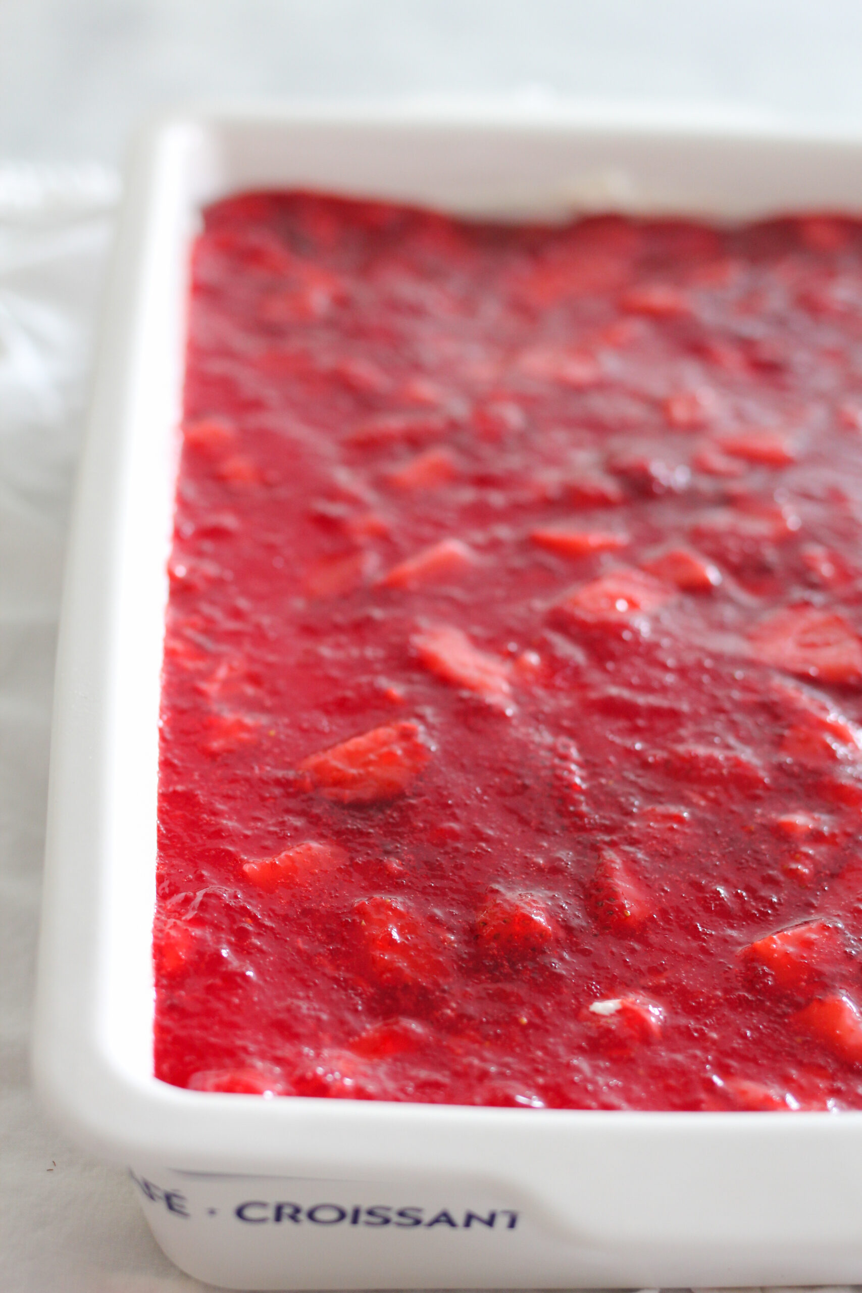 Strawberry Jello Pretzel Salad | A Bountiful Kitchen