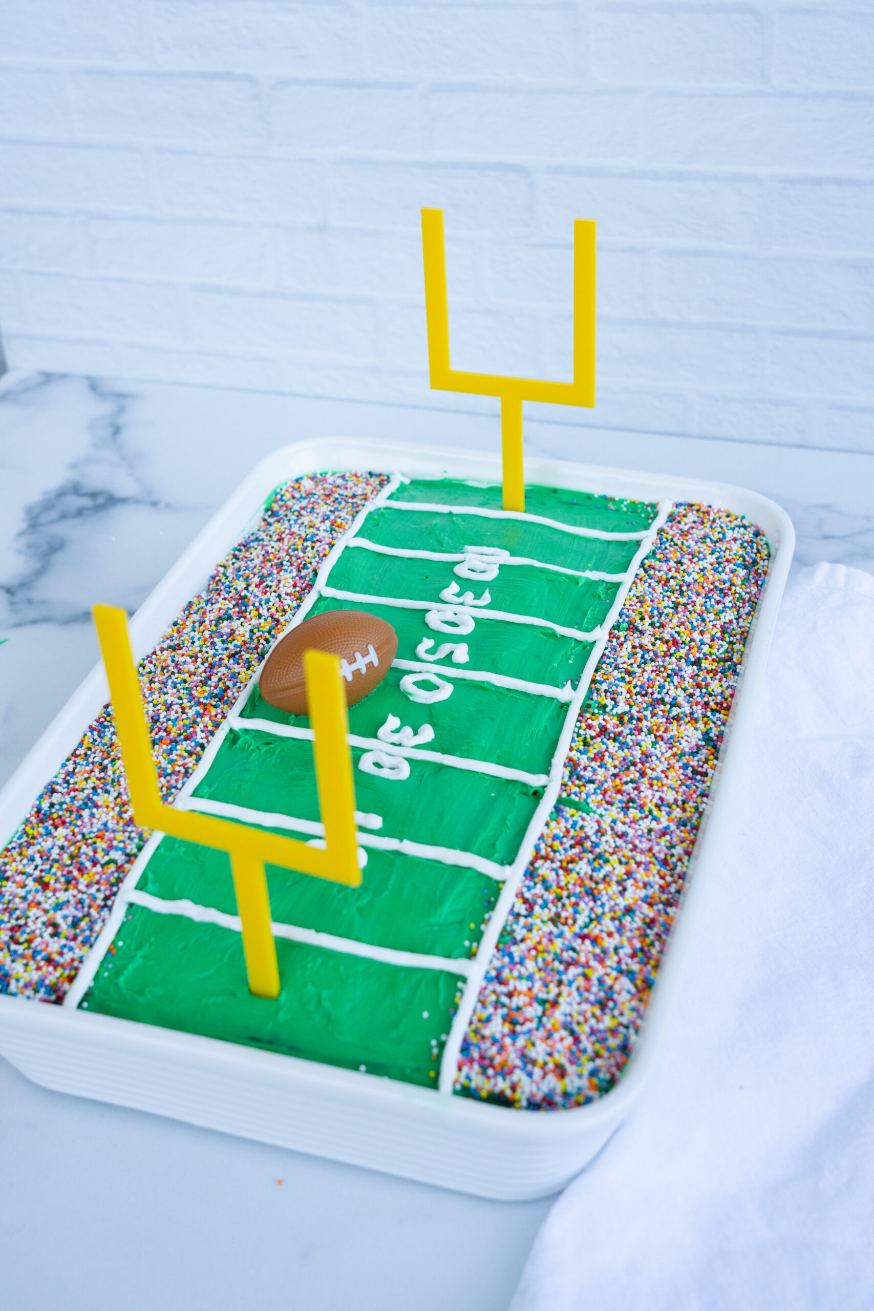 Straightforward Soccer Area Cake | A Bountiful Kitchen - Street Food ...